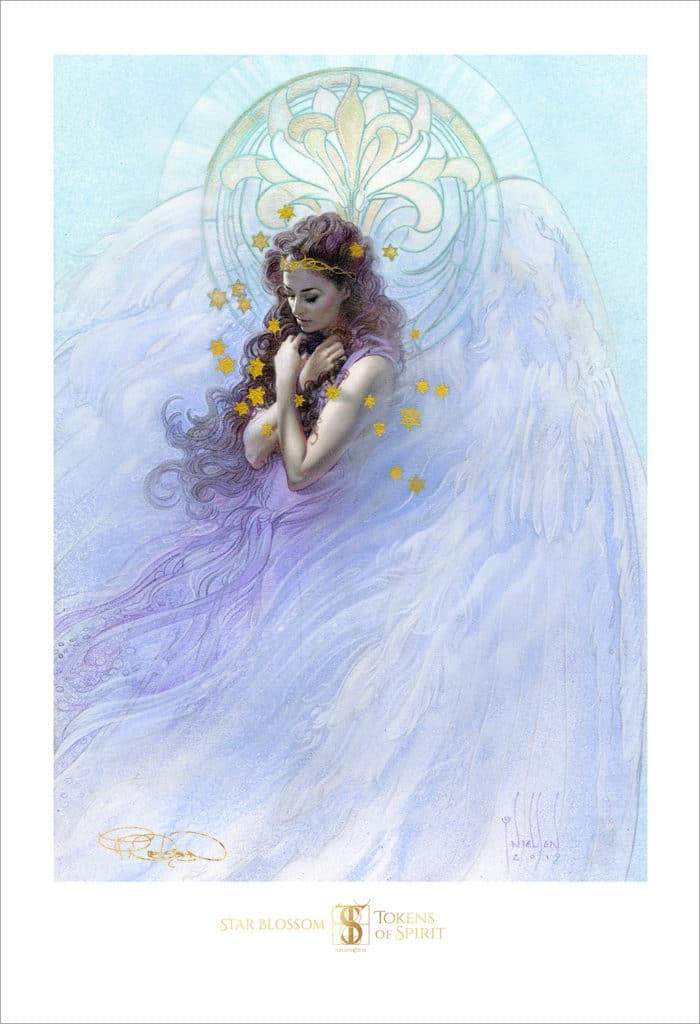 Star Blossom, 13x19" Signed Print • Terese Nielsen Art